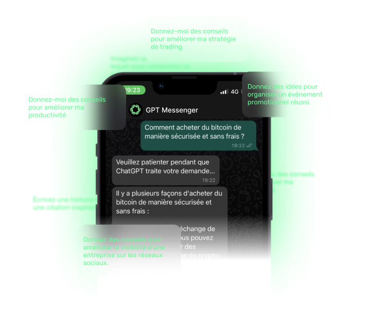 GPT Messenger - Votre assistant intelligent sur WhatsApp et Telegram