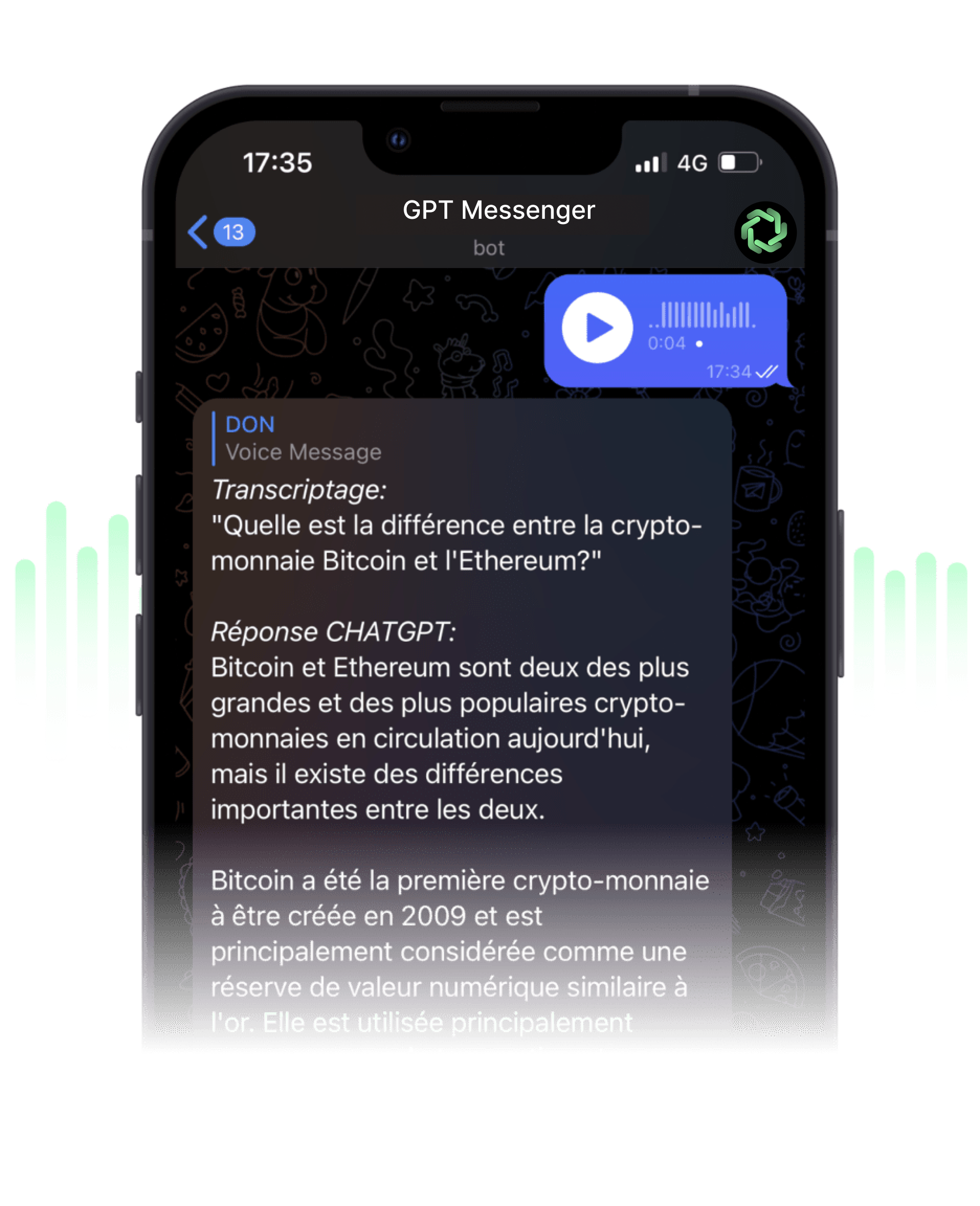 GPT Messenger - Votre assistant intelligent sur WhatsApp et Telegram